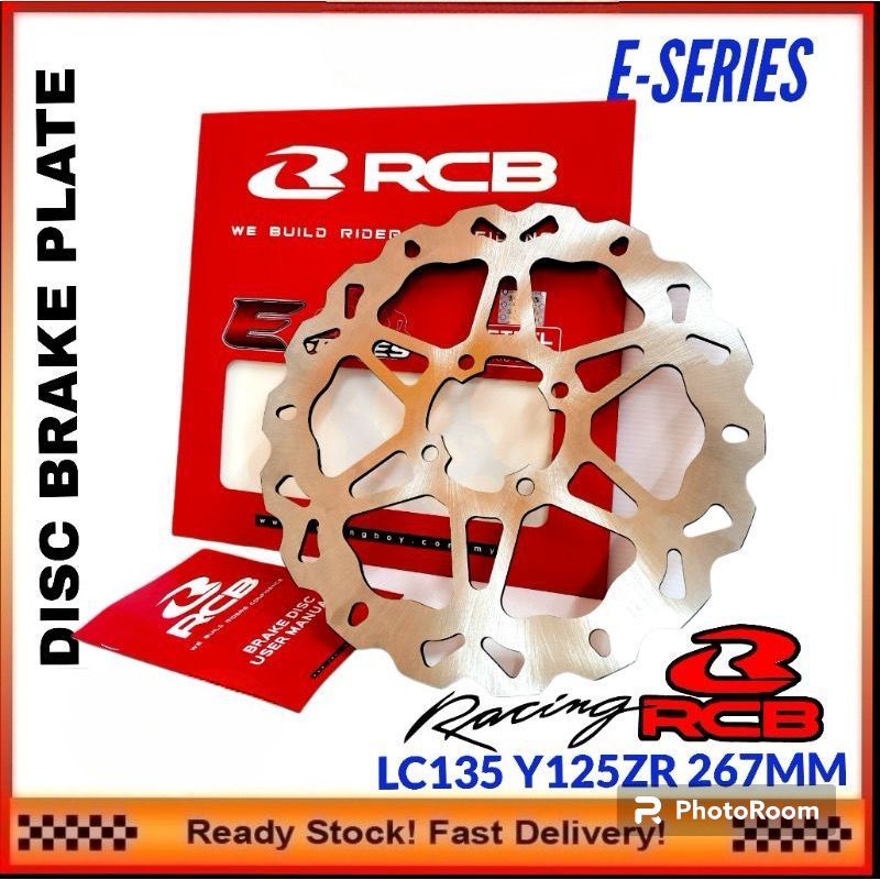 ORIGINAL RCB DISC PLATE PLAT BRAKE FRONT / REAR E-SERIES RACING BOY Y15 ...