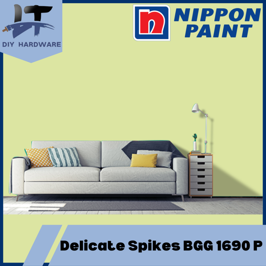 1L / 5L Nippon Paint Delicate Spikes BGG 1690 P For Interior Wall Paint ...