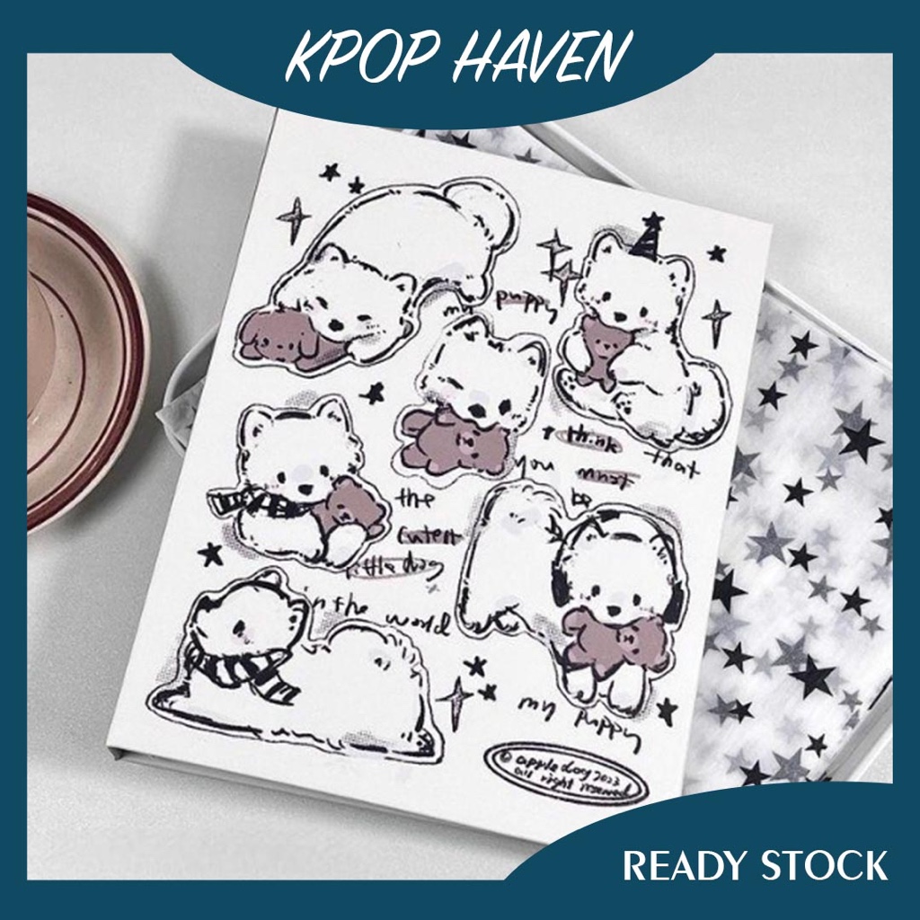 Ins A5 Binder Cute Puppy 3 Inch Photo Album Cartoon Photocard Holder ...