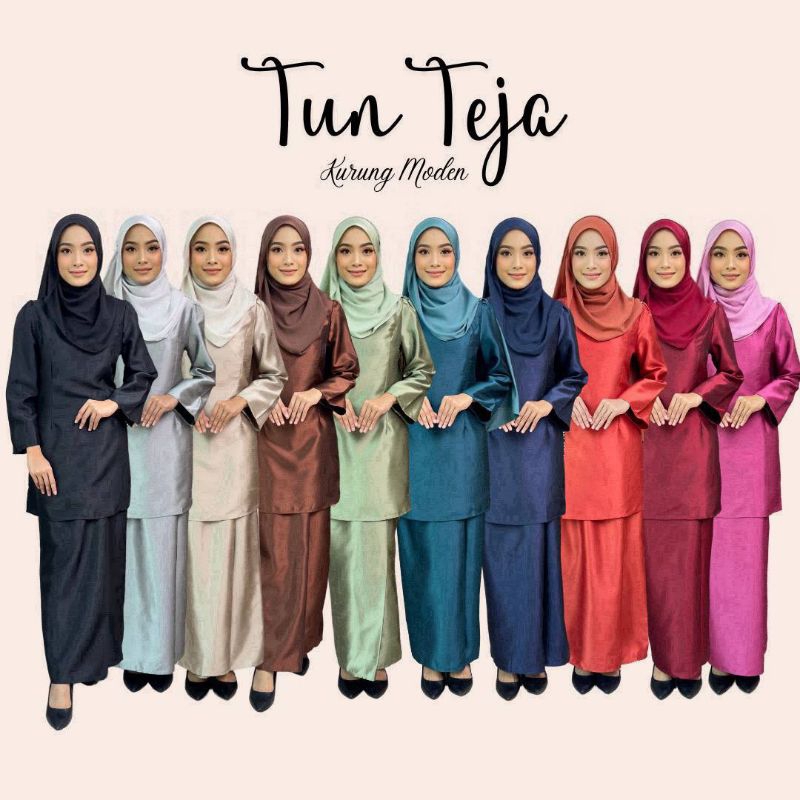 KURUNH BASIC TUN TEJA MANIS CANTIK INDAH RAYA | Shopee Malaysia
