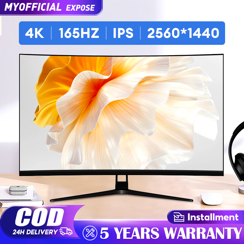 Monitor PC 24 Inch Curved Monitor EXPOSE Gaming monitor 165Hz 27 Inch ...