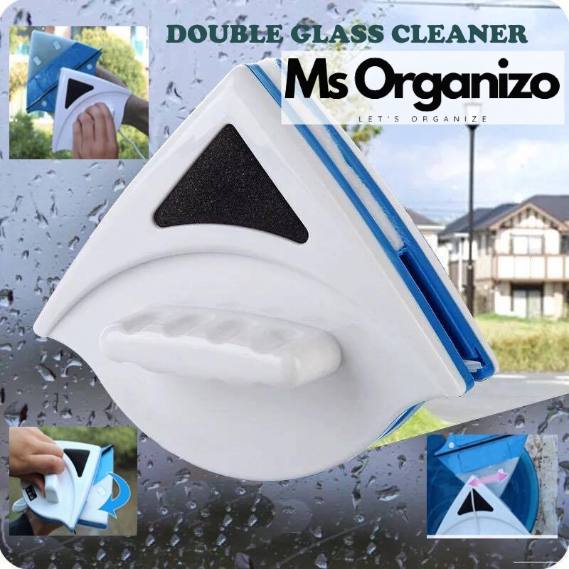 Window Cleaner Adjustable Double Faced Glass Cleaner | Shopee Malaysia