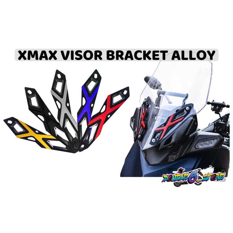 🇹🇭💥BRACKET YAMAHA XMAX 250 V2 ALLOY CNC BRACKET WINDSHIELD💥🇹🇭 YAMAHA ...