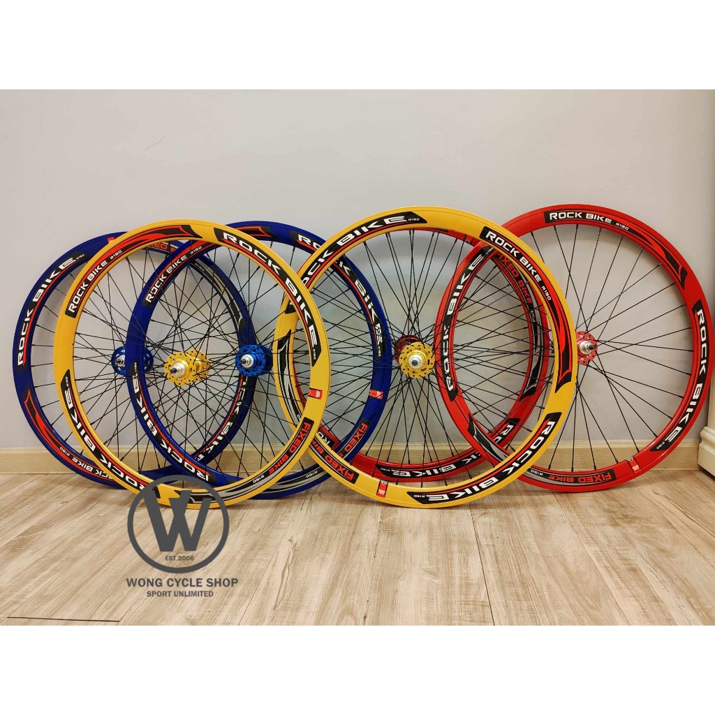 700c rim fixie wheelset fixie alloy sealed bearing | Shopee Malaysia