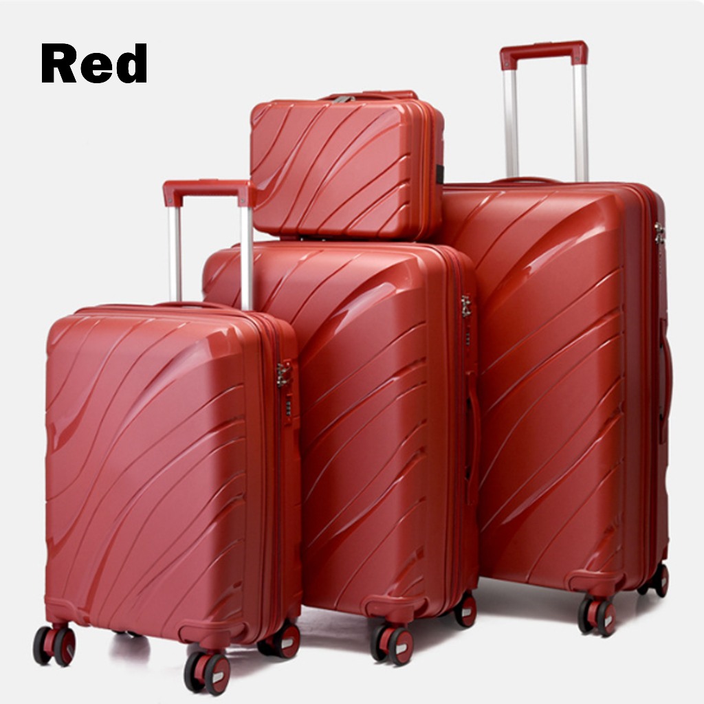 Wave Texture 100% PP Material Luggage 14“/20”/24“/28” Cabin/Cargo size ...