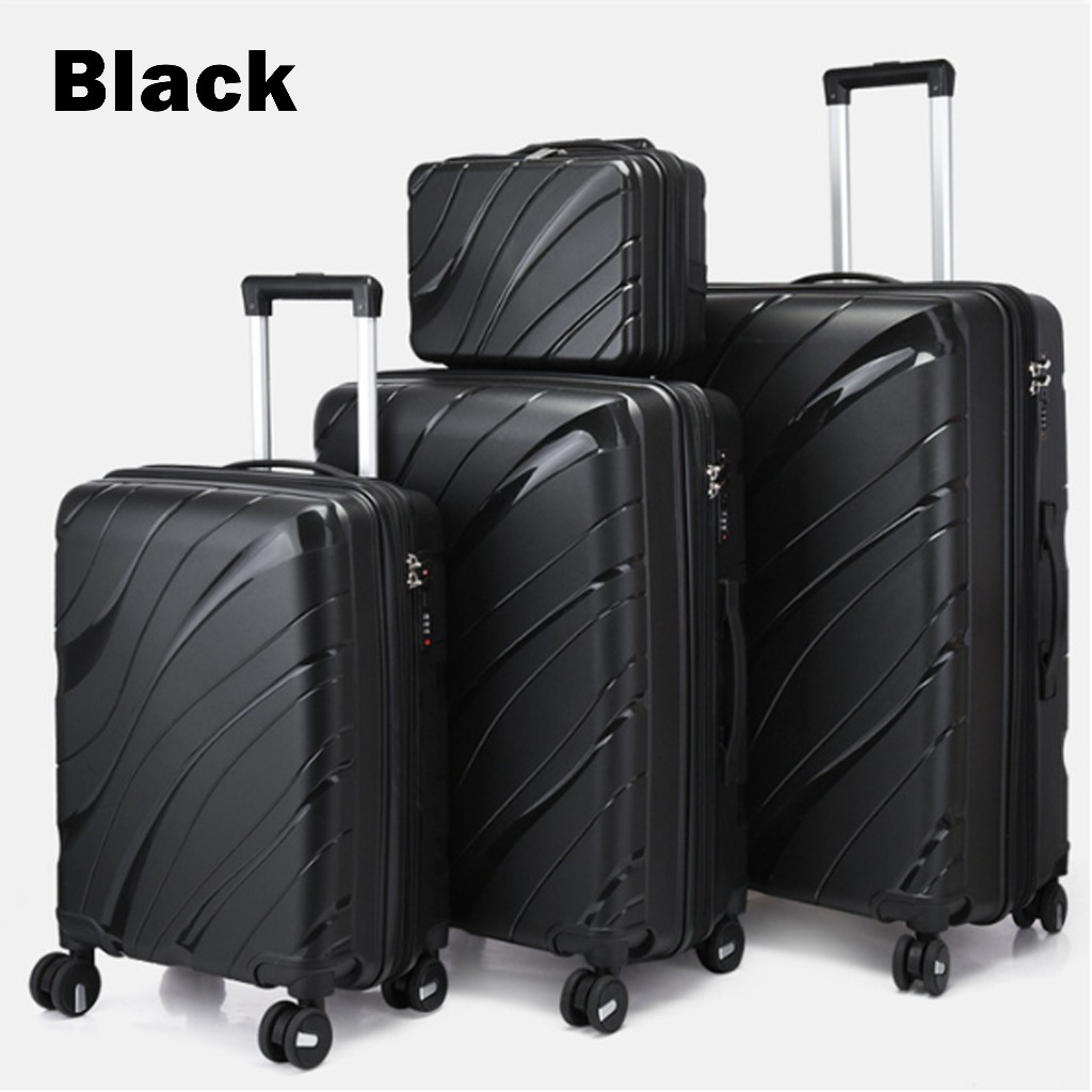 Wave Texture 100% PP Material Luggage 14“/20”/24“/28” Cabin/Cargo size ...