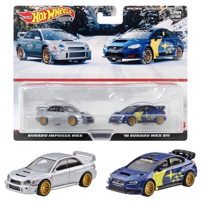 Hotwheels 2023 Premium Car Culture Twin Pack Mix K - Subaru Pack ...