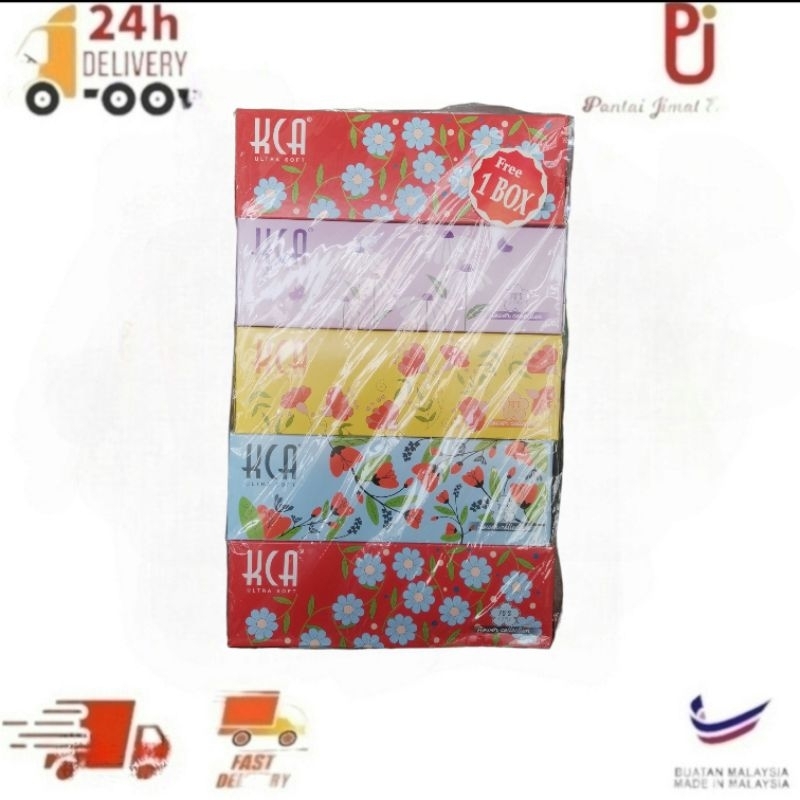 KCA facial tissue box 70 sheet /Soft facial Tissue/Kertas tisu kotak ...