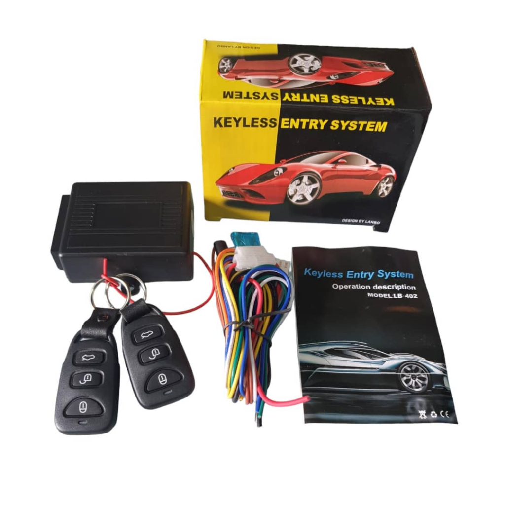 Design By Lanbo Car Alarm System Door Lock Locking Vehicle Keyless Entry System Remote ...