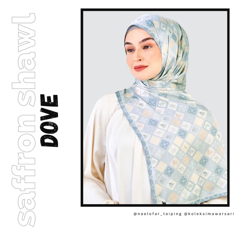 GENERASI NAELOFAR SAFFRON SHAWL TUDUNG RAYA NAELOFAR | Shopee Malaysia