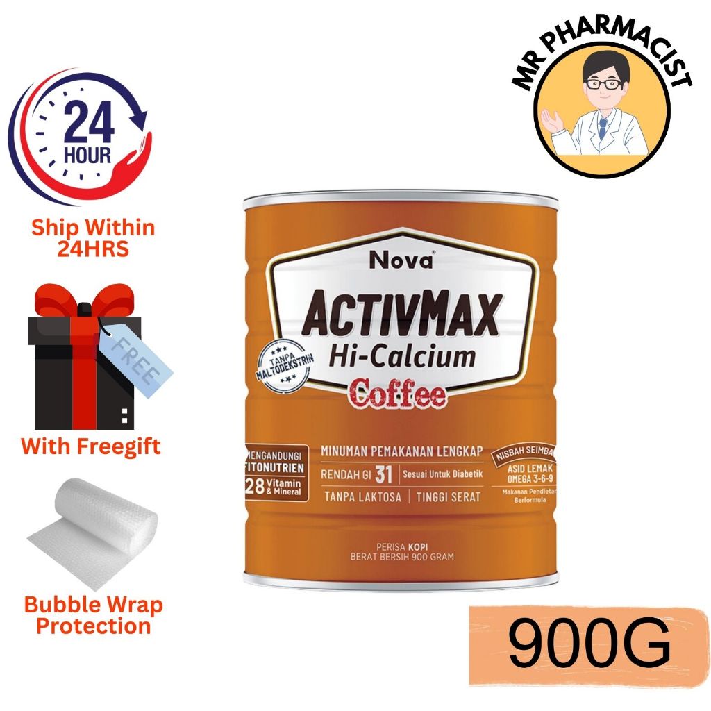 Nova Activmax High-Calcium - coffee flavour 900gm | Shopee Malaysia