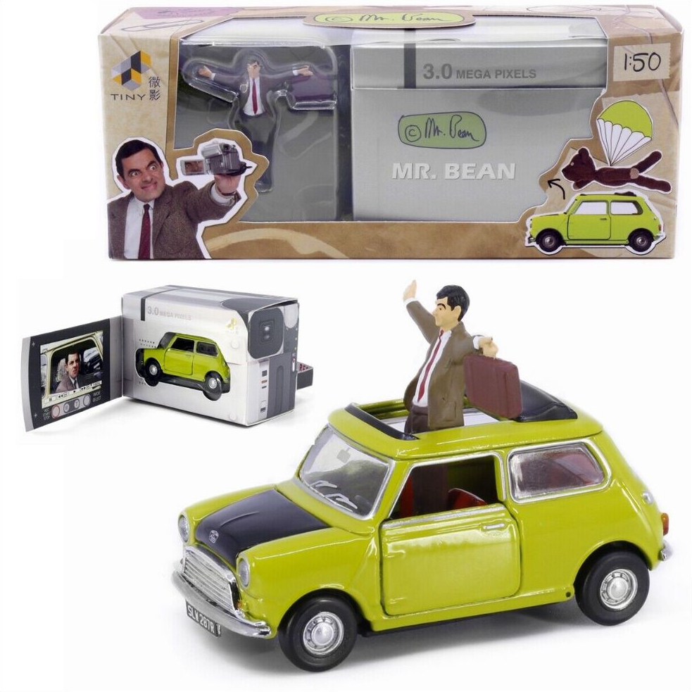 Mr Bean's MINI COOPER Set, Scale 1/50 diecast, Brand Tiny | Shopee Malaysia