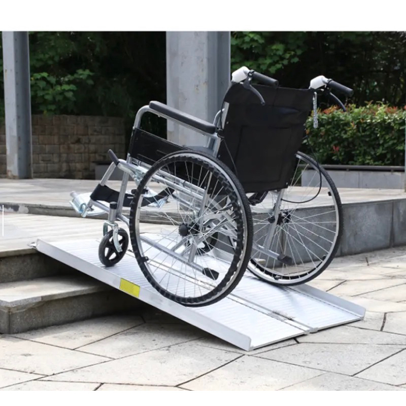 READY STOCK Max load 340kg Wheelchair Aluminium Ramp Portable 122 X ...