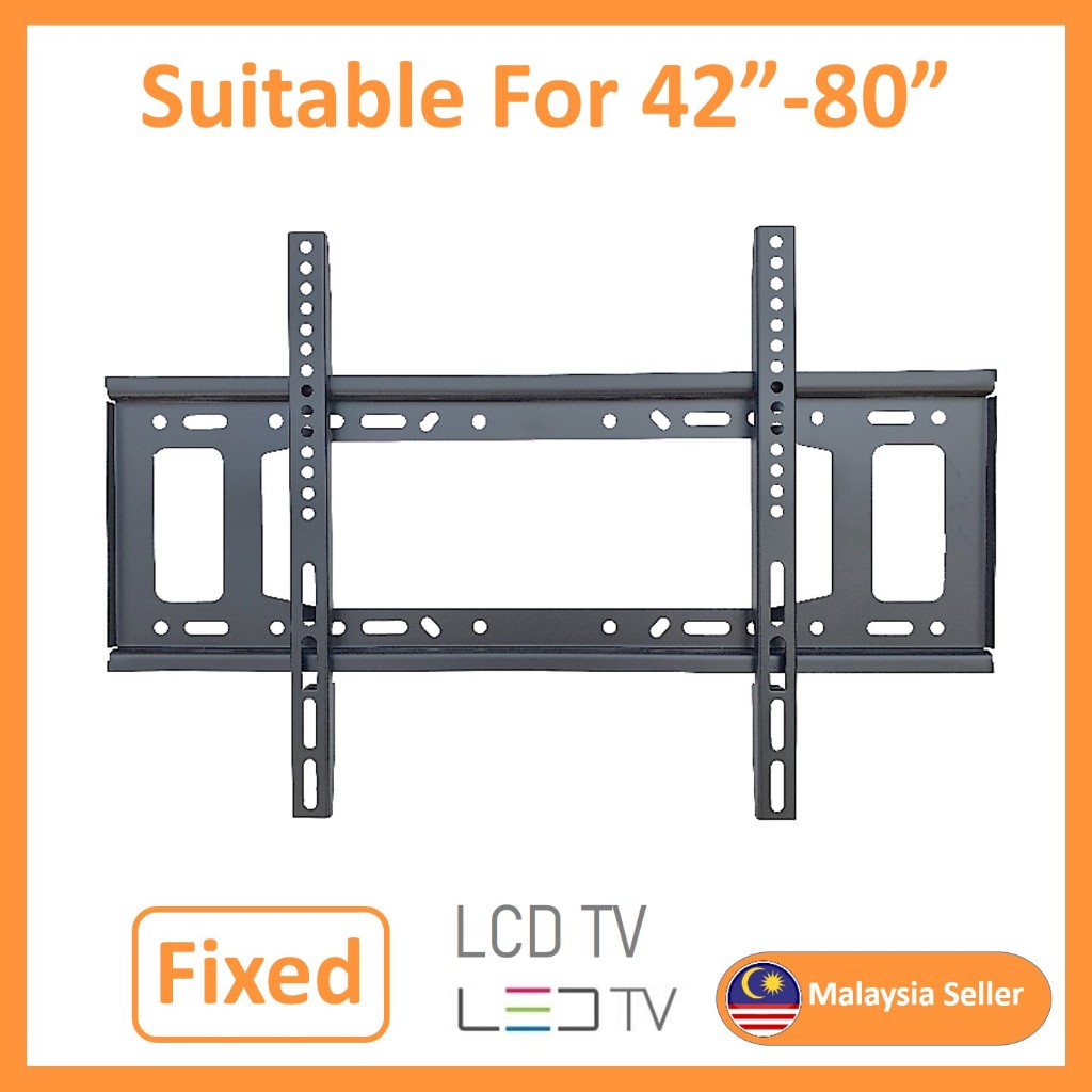 **High Quality** 42”-80” Universal Flat Panel TV Wall Mount Bracket ...