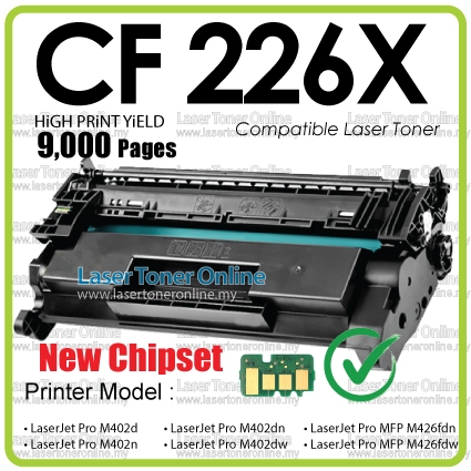 CF226X Laser ink Compatible to HP LaserJet Pro M402d M402dn M402dne ...