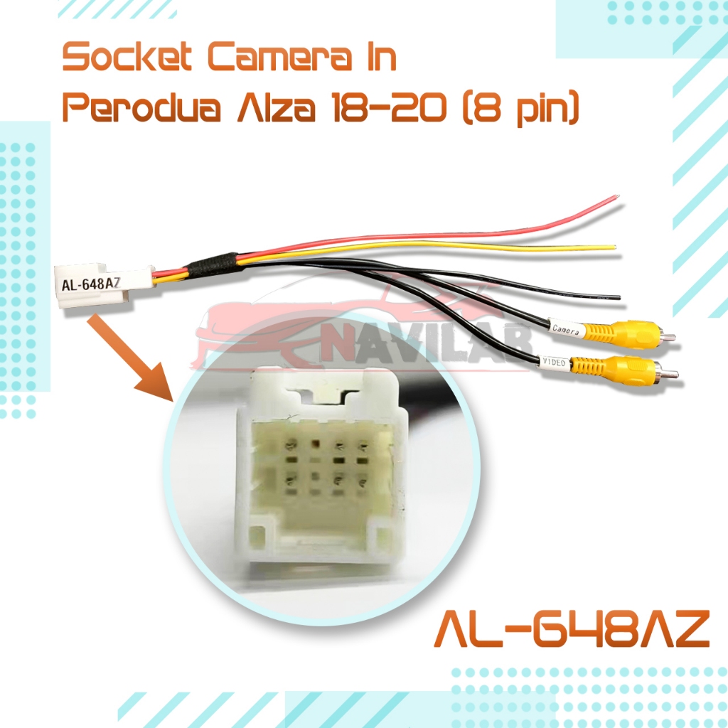 Perodua Alza Original Roof Monitor & Camera In 8 Pin Socket (AL-648AZ ...