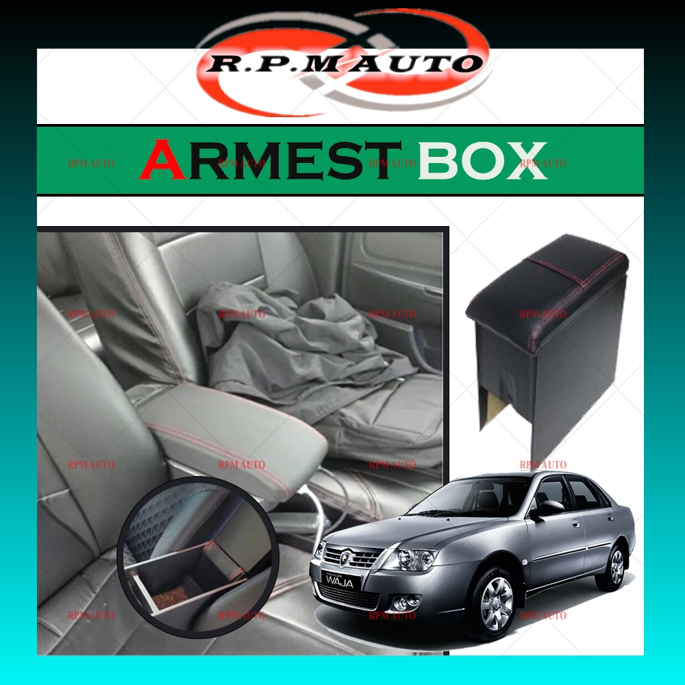 Proton Waja Arm Rest Car Armrest Console Box For OEM Storage Car Proton ...