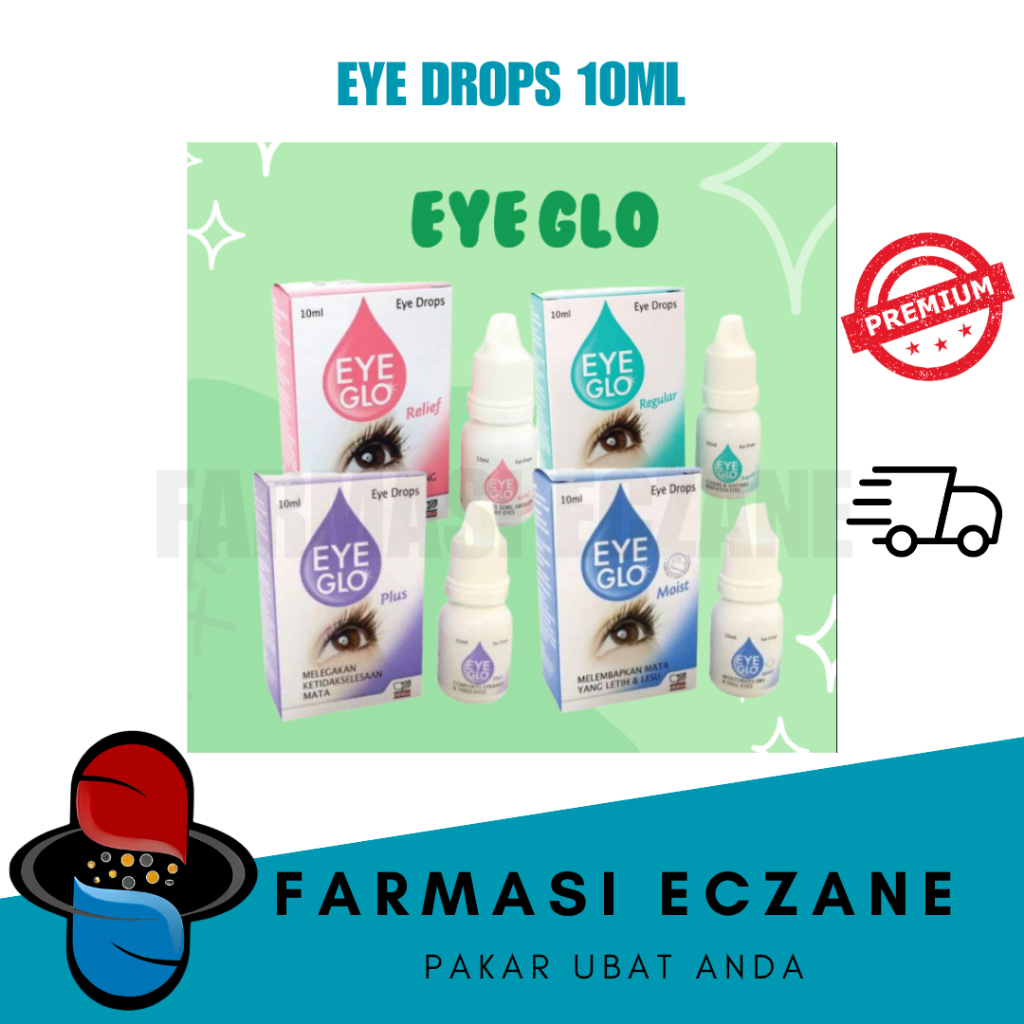 EYE GLO REGULAR, MOIST, PLUS, RELIEF 10ML | Shopee Malaysia