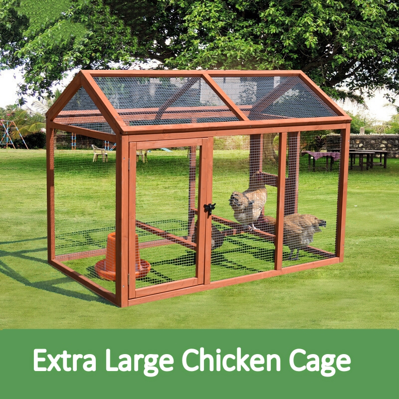Outdoor Large Size Solid Wood Chicken Cage Rabbit Duck Bird Pigeon Mesh ...
