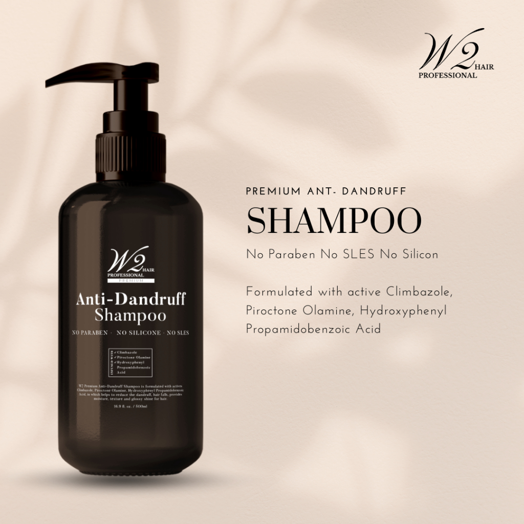 W2 Premium Anti-Dandruff Shampoo (500ml) | Shopee Malaysia