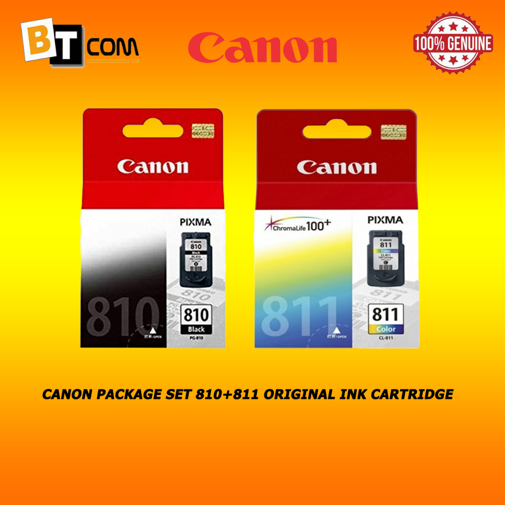 Canon Package Set Original Ink Cartridge PG-810, PG-810XL, CL-811, CL ...