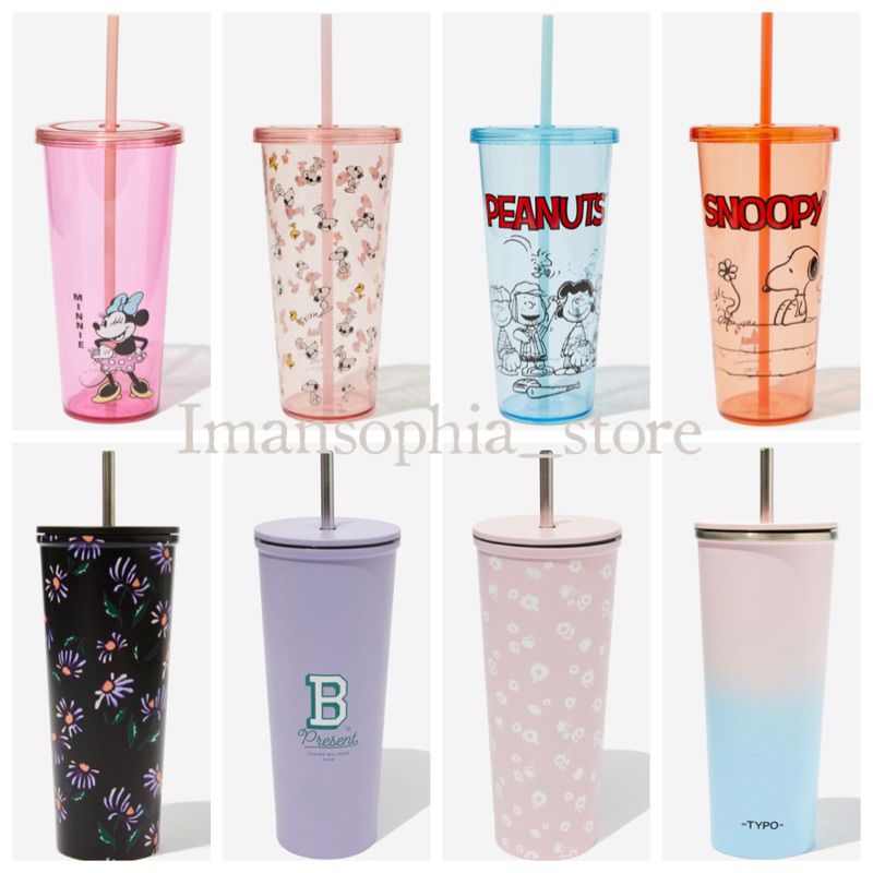Typo Sipper Smoothy Cup & Metal Smoothie Cup | Shopee Malaysia