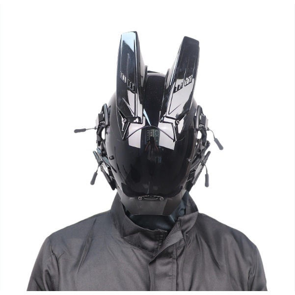 Halloween Cyberpunk Robot Mask Cos Comic Exhibition Headgear Frese ...
