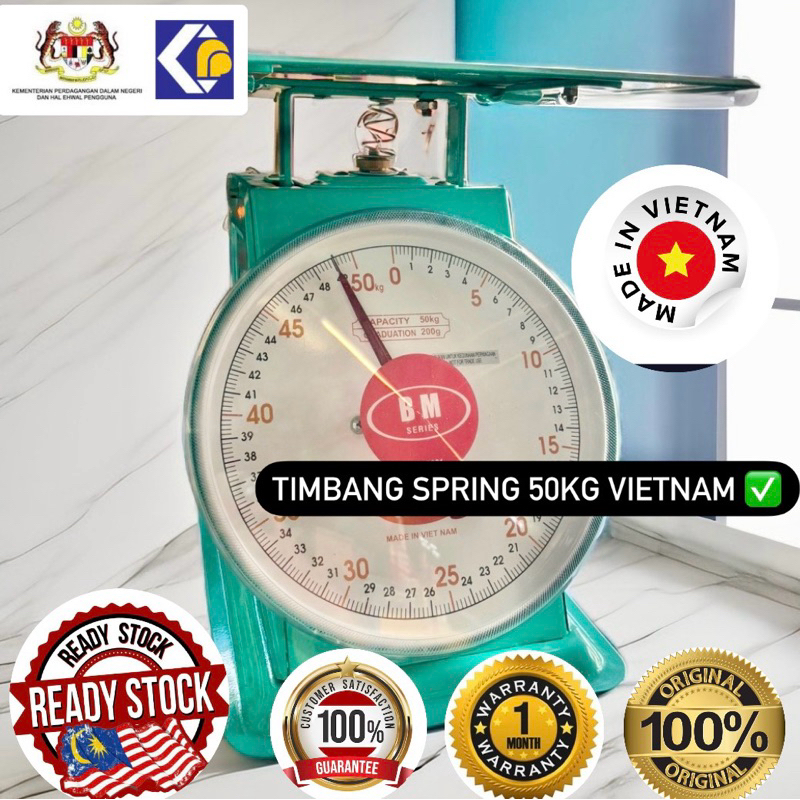 (SIRIM PATTERN APPROVAL)Timbang 50kg 60kg bm spring scale | Shopee Malaysia