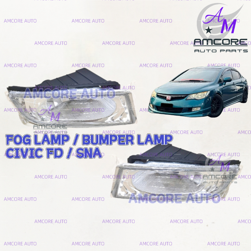 HONDA CIVIC FD / SNA - FOG LAMP / BUMPER LAMP / FLOG LAMP | Shopee Malaysia