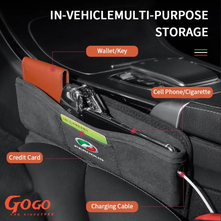 Perodua Car Storage Box Car Seat Organizer Car Armrest Side Organizer ...