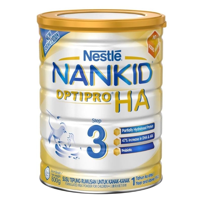 Nestle Nankid Optipro Ha Stage 3 slightly dent 800g | Shopee Malaysia