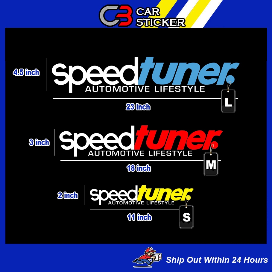 Speedtuner Automotive Car Sticker / cs975 | Shopee Malaysia