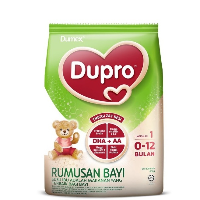 Dumex Dupro 1 (0-12 Mths) 850G New packing | Shopee Malaysia