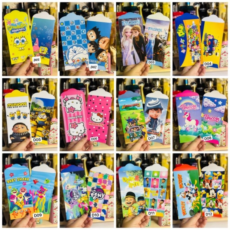 Sampul Raya Kartun Doraemon Spongebob Boboiboy Didi n Friends Frozen ...