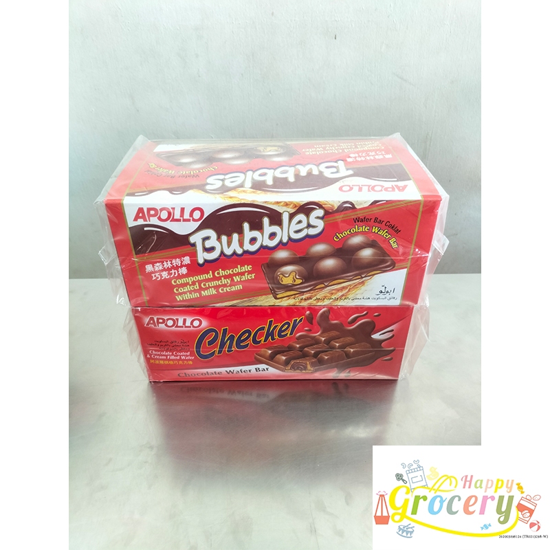 Apollo Checker / Bubble Chocolate Wafer Bar 24PCS | Shopee Malaysia