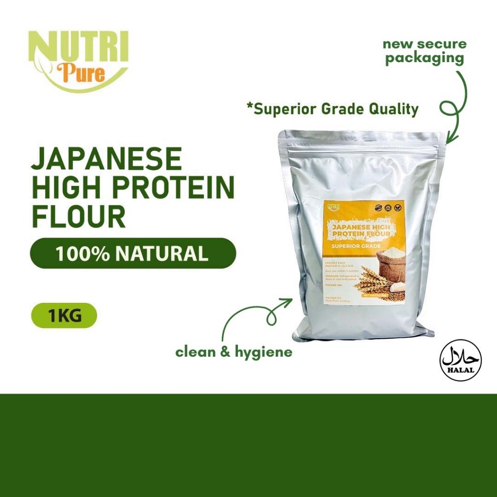 Japan High Protein Premium Flour Grade Quality Tepung Protin Tinggi ...