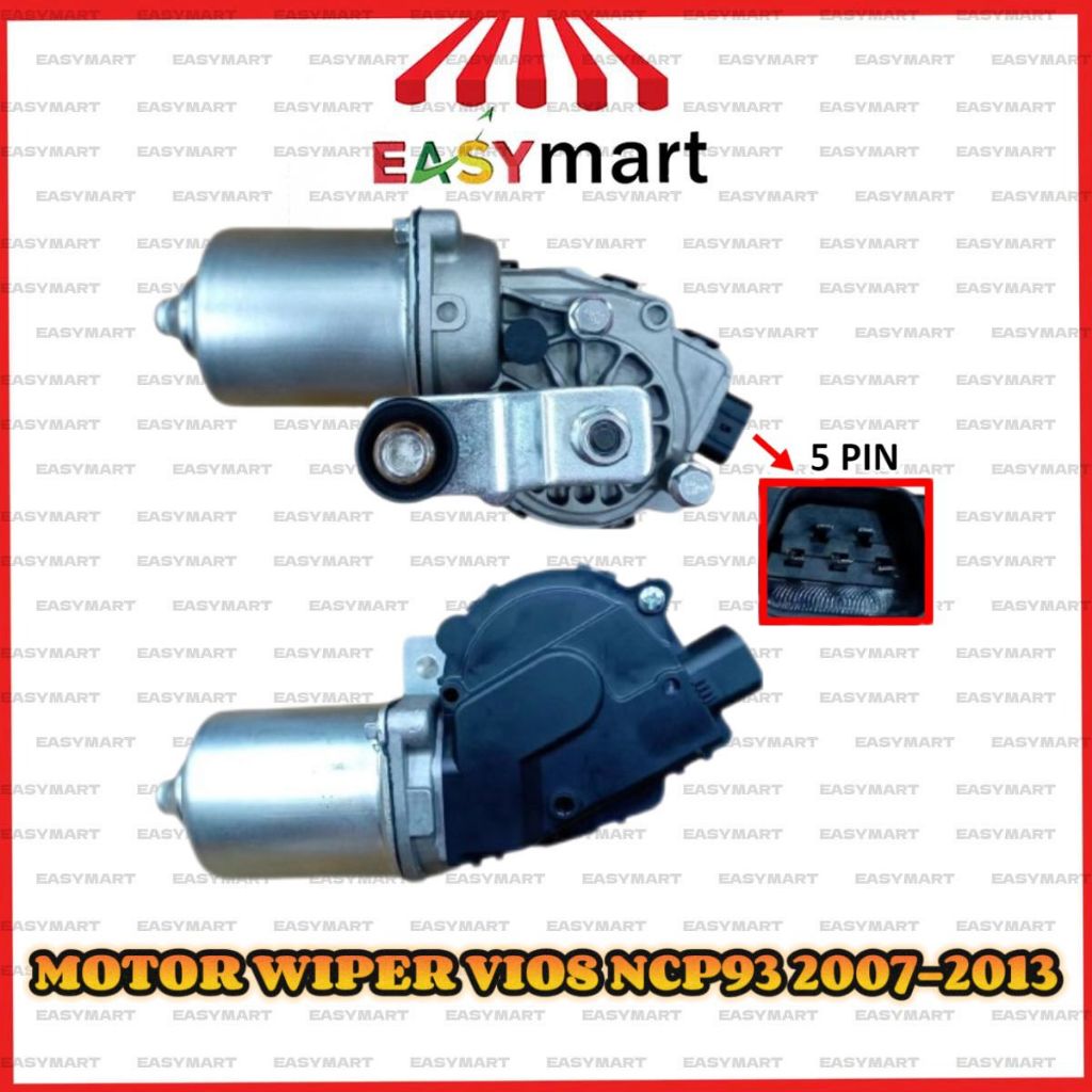 Wiper Motor Toyota Vios NCP93 2007-2013 MOTOR AIR 85110-0D120 | Shopee ...