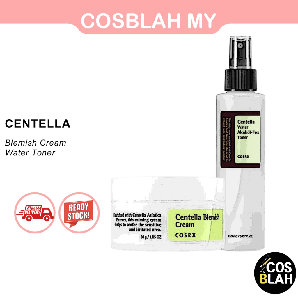 Cosrx Centella Blemish Cream 30ml & Centella Water Alcohol-Free 150ml ...