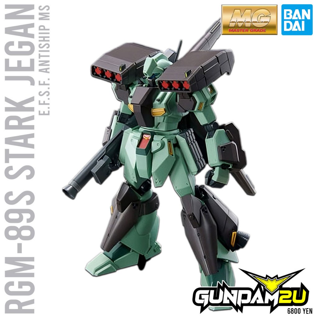 P-BANDAI MG 1/100 Stark Jegan - Master Grade Gundam UC Unicorn Plastic ...