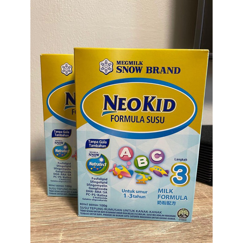 NEO KID FORMULA MILK STEP 3 SNOW BRAND 100g | Shopee Malaysia