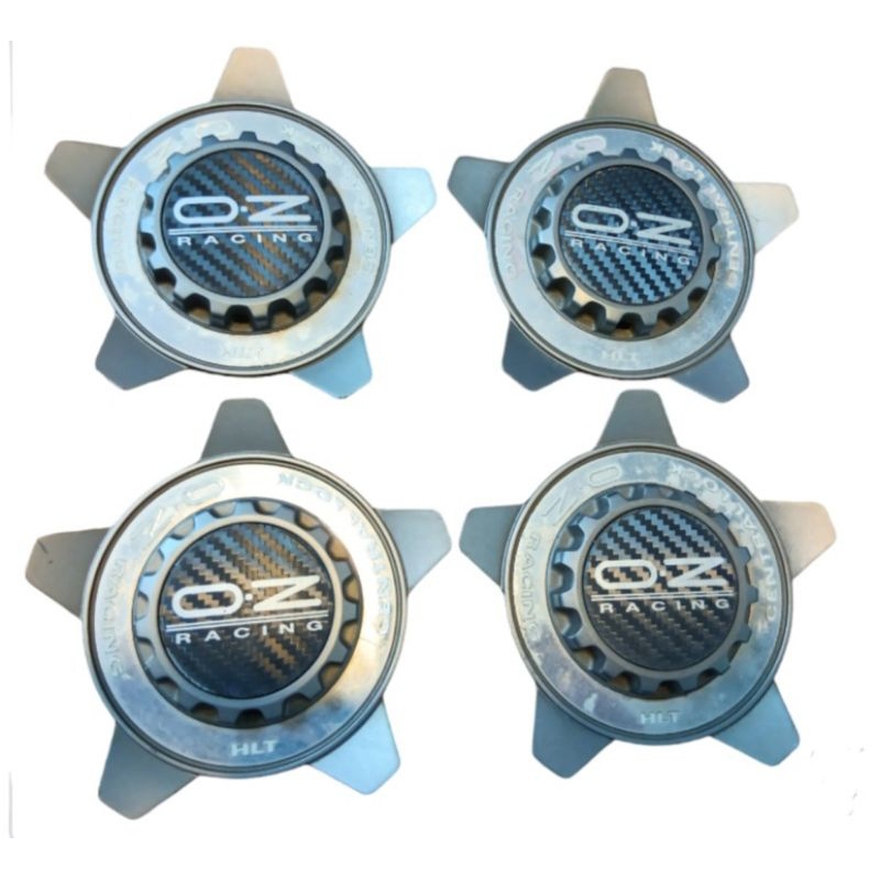 Original Japan (Used) Oz Racing Center Cap M668 Grigio Corsa 1set ...