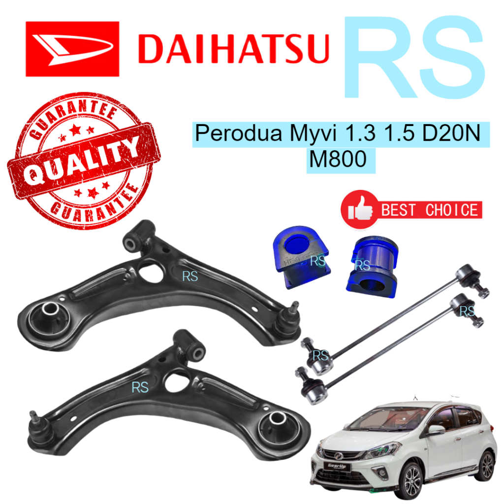6 Item Combo Set Perodua Myvi 1.3 1.5 D20N M800 Front Lower Arm ...