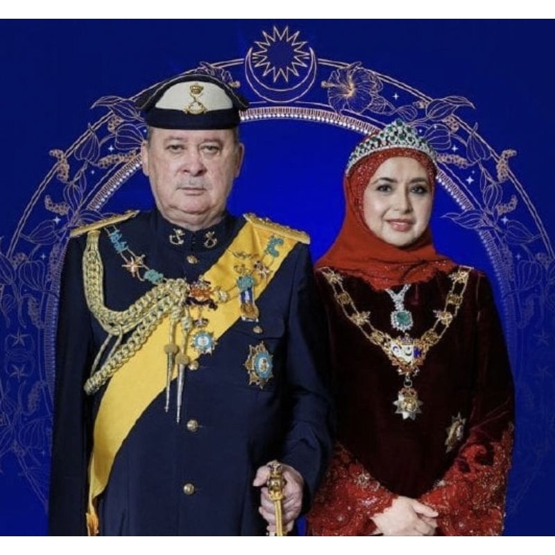 Bingkai Potret Agong Dan Permaisuri 46.1cm x 33cm [Unofficial] Malaysia ...