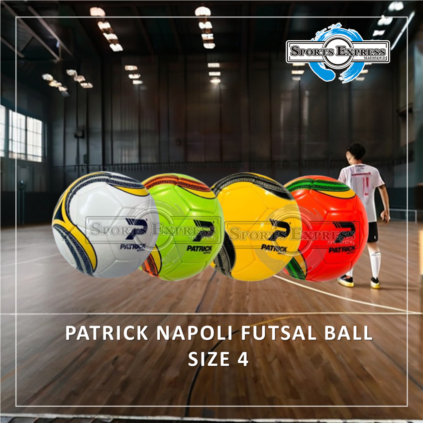 Patrick Futsal Ball Napoli Size 4 Bola Futsal [100% Authentic] -Sports ...