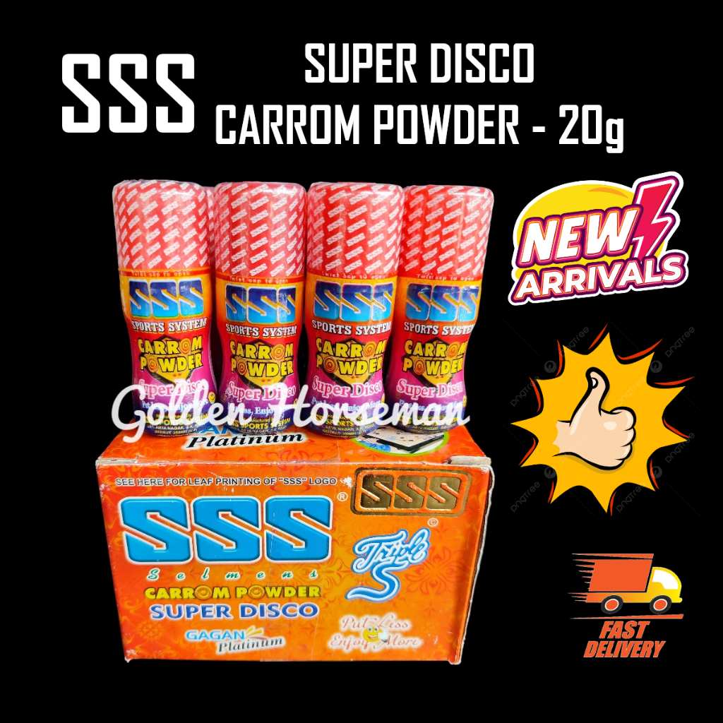 🔥🆂🅰🅻🅴🔥 SSS SUPER DISCO Carrom Powder (1pc) Bedak Karom Serbuk Kaca ...