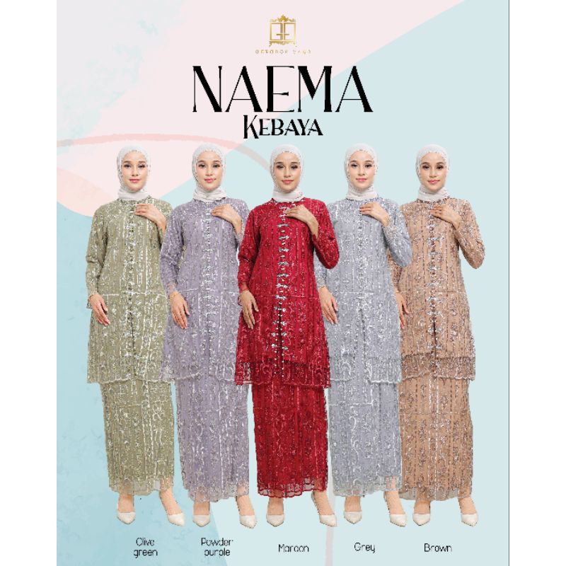 (BAJU RAYA 2024) NAEMA KEBAYA | Shopee Malaysia