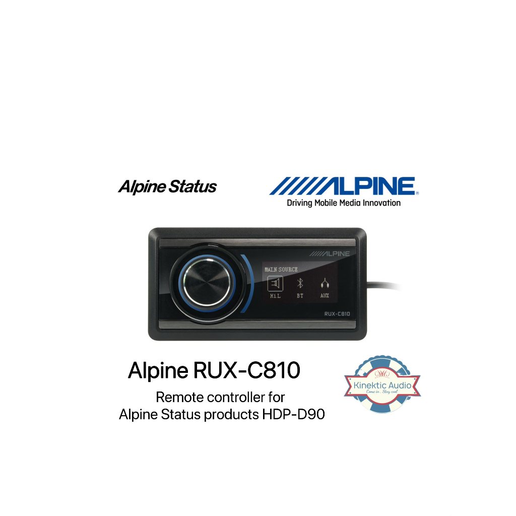 Alpine RUX-C810 - Remote Controller for Alpine Status Products HDP-D90 ...