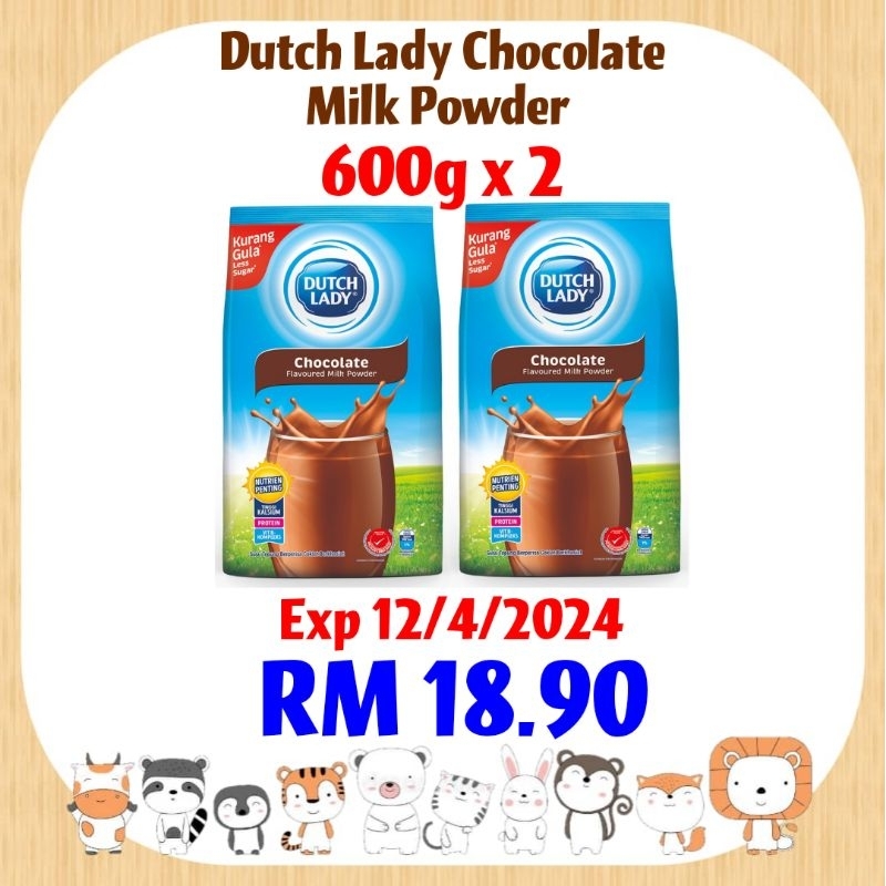 Dutch Lady Milk Powder Chocolate 1.2kg | Shopee Malaysia