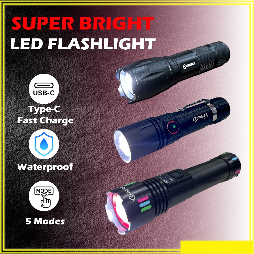 [Premium] LED Super Bright Flashlight | Camping/Cycling/Adventure ...