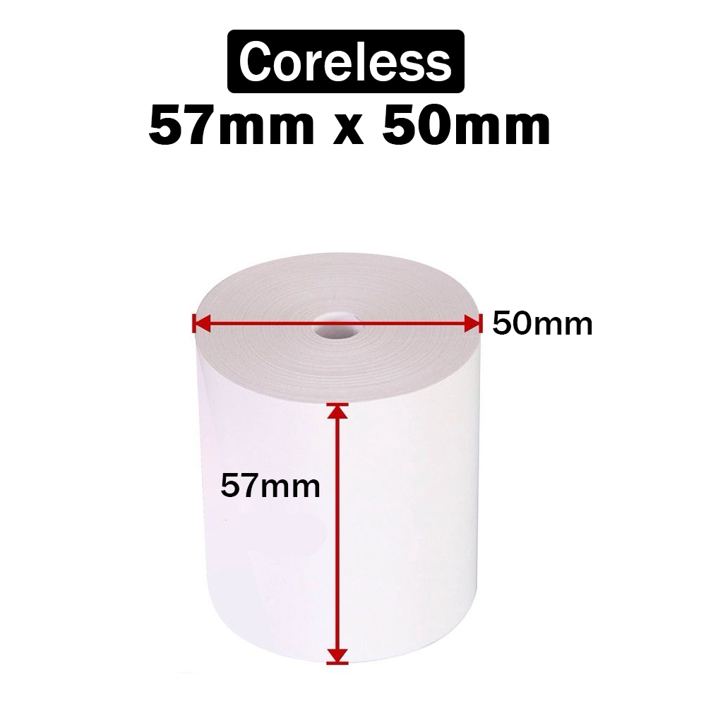 Thermal Paper Roll 80x60mm 57x40mm Thermal Receipt Paper Kertas Resit ...